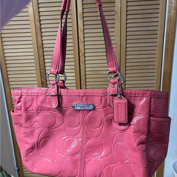 Coach | Bags | Coach Pink Tote Bag | Poshmark